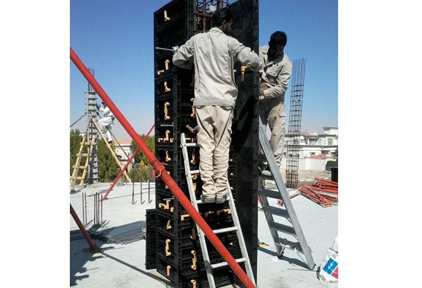 TECON Adjustable Plastic Column Formwork Shuttering For Sale TECON Adjustable Plastic Column Formwork Shuttering For Sale